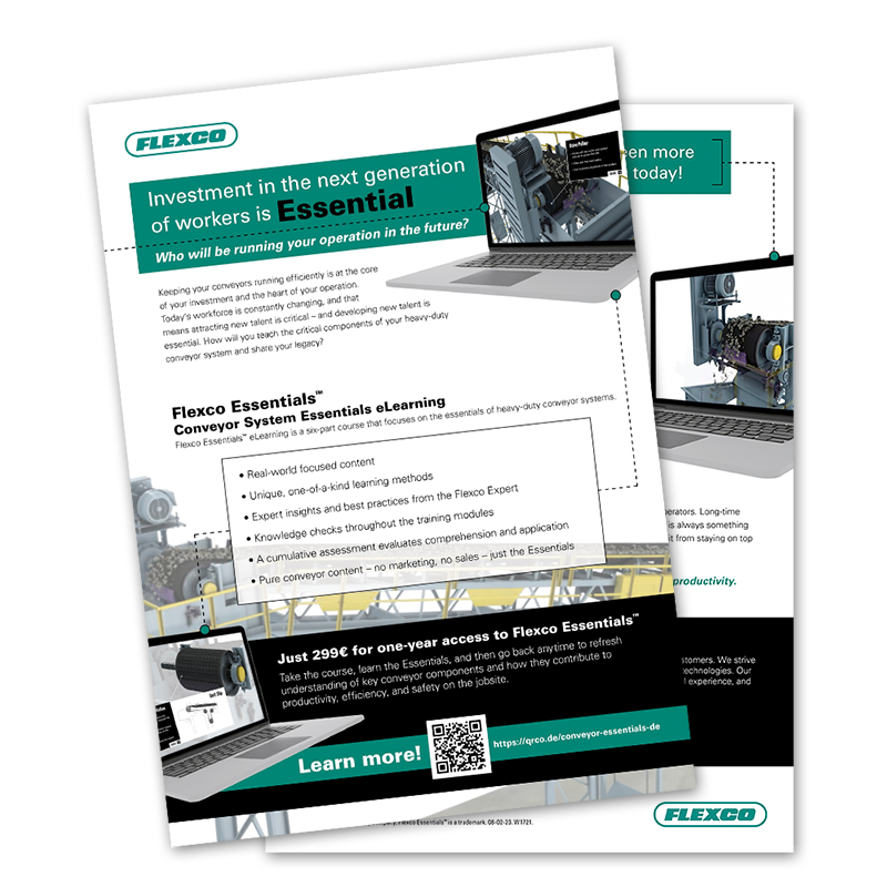 Flexco | Flexco Essentials™ Conveyor Essentials eLearning